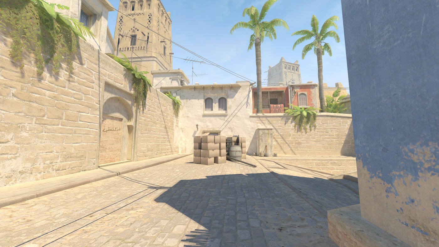 Top Mid Boxes Flash from Top Mid on Mirage | CS2Tricks x NadeKing