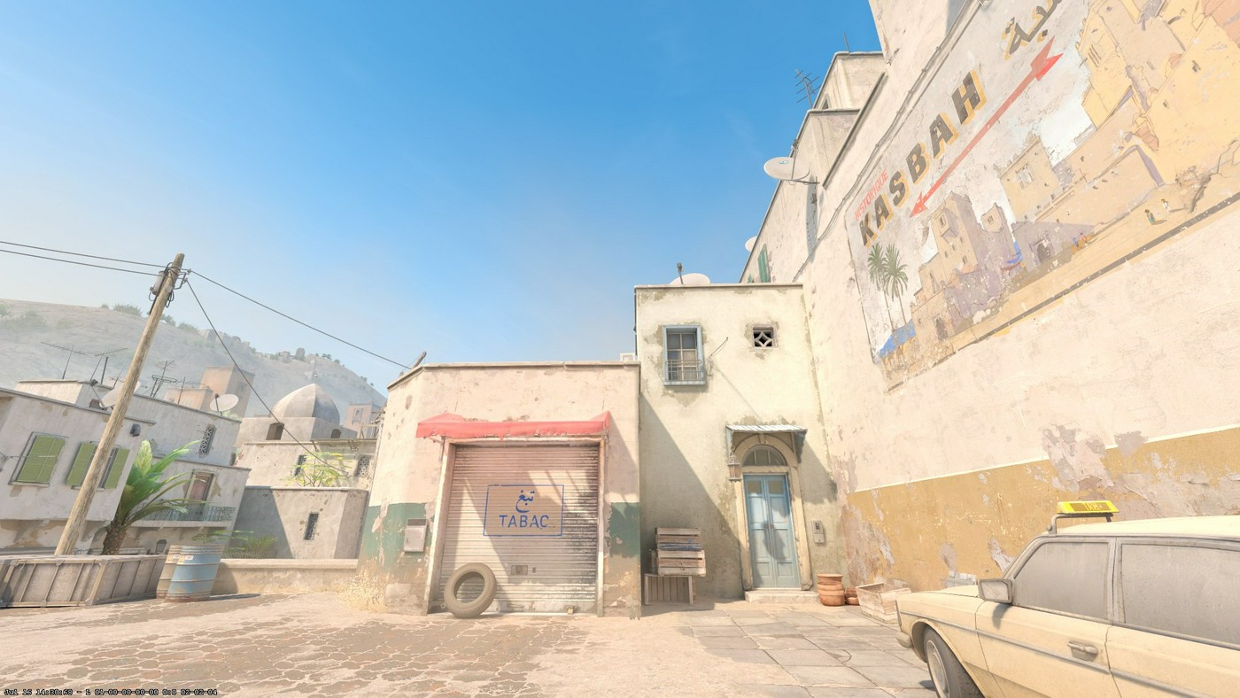 Doors Smoke from T Spawn on Dust2 | CS2Tricks x NadeKing